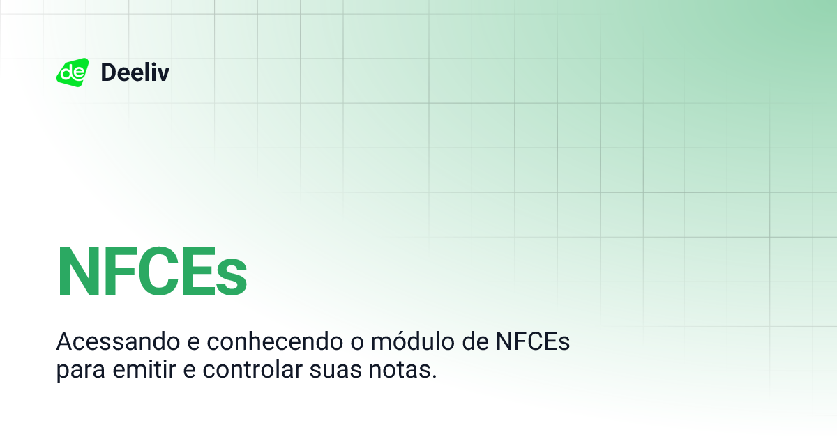 NFCEs | Deeliv